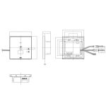 RDML-B01外形図・切欠図 | | 美和ロック（株）