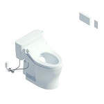 CFS498B + TCF5534AUY | パブリックコンパクト便器・フラッシュタンク式_ウォシュレットアプリコットPS2A | TOTO株式会社