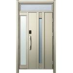 DBH24396NDSF_80 | ドアリモD30 断熱ドア C07 H2 ランマ付片袖FIX 外額縁80 顔認証キーストレート シルバー | YKK AP（株）