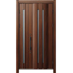 DBAM4318NBB_80 | 【2025年9月22日リニューアル】ドアリモD30 防火ドア C05N AM 親子 外額縁80 丸型ストレート ブラック 子扉：K08N | YKK AP（株）